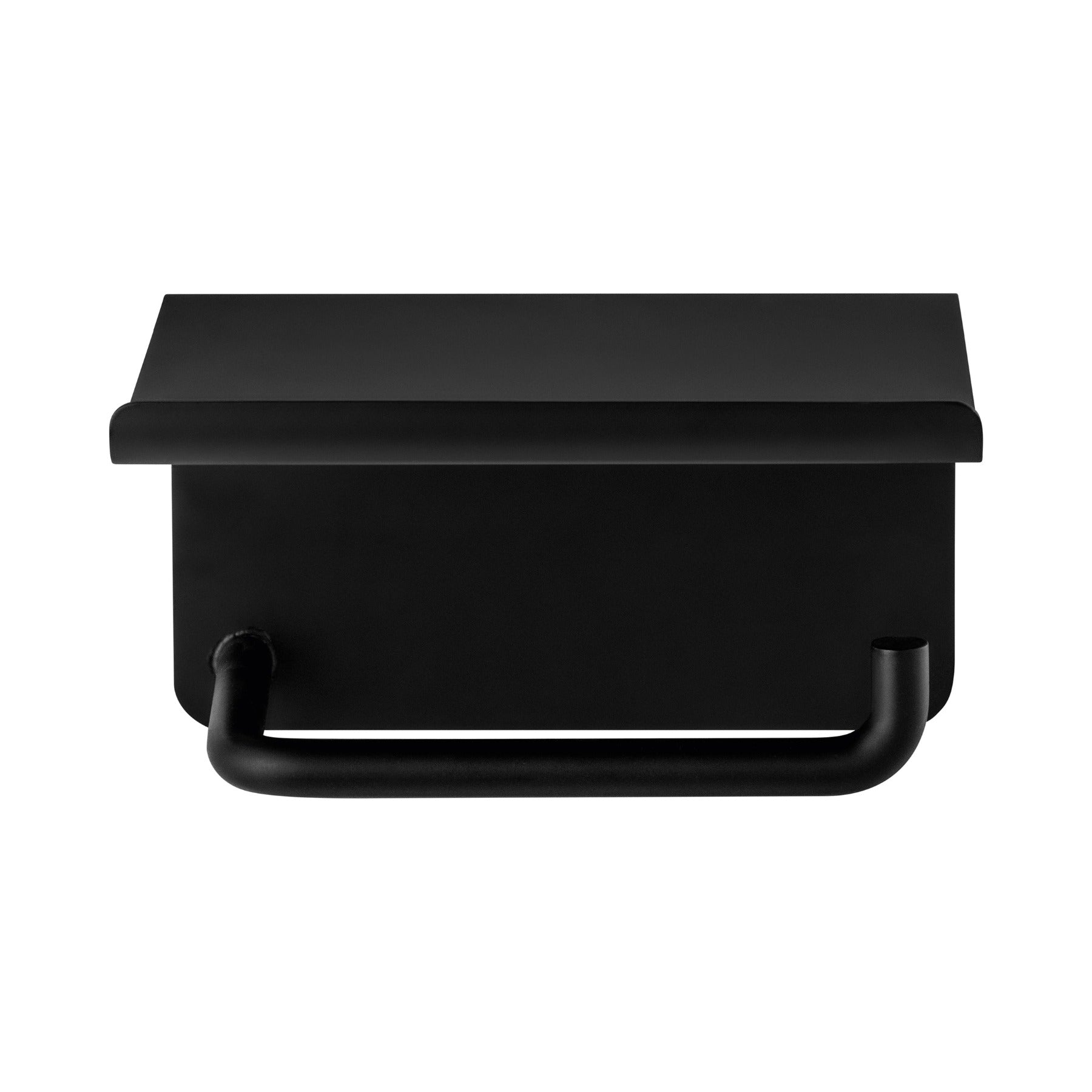MODO Toilet Paper Holder With Tray - Black– blomus